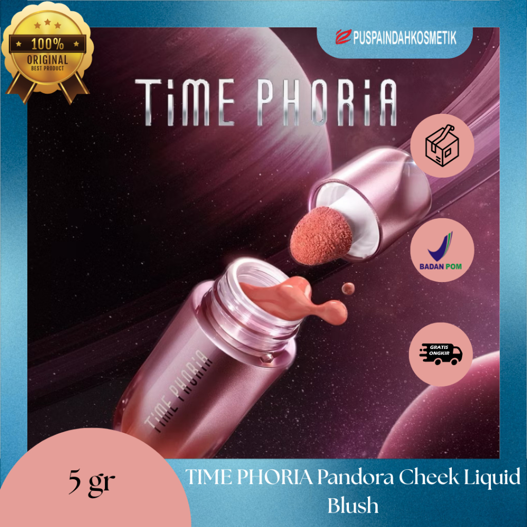 TIME PHORIA PANDORA CHEEK LIQUID BLUSH | Shopee Philippines