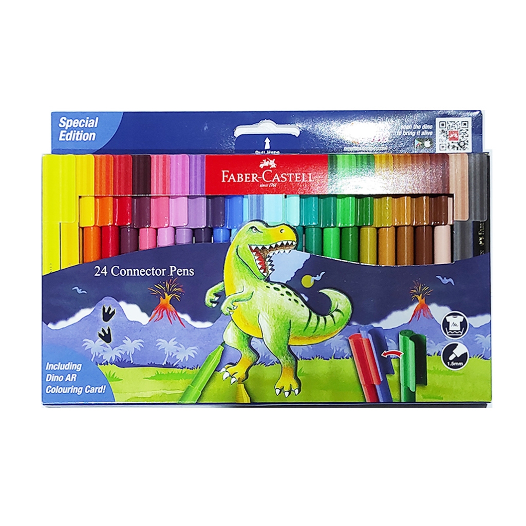 Faber Castell 24 Pen Connector / Connector Pen Set 20 Transforms into ...