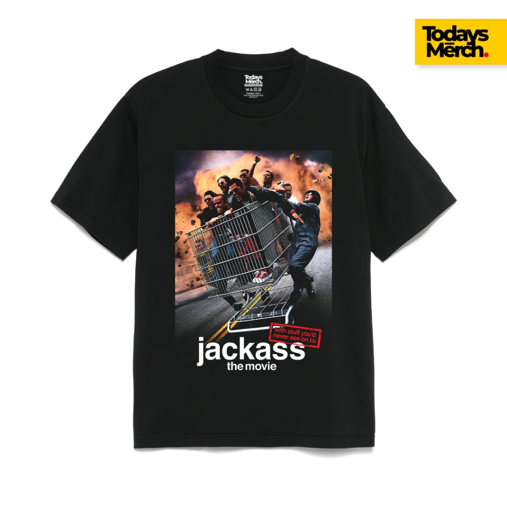 Jackass The Movie Vintage Black T-Shirt | Shopee Philippines