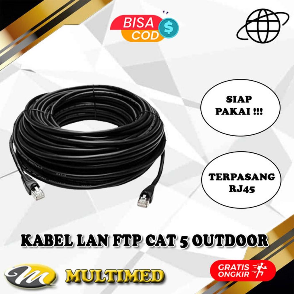 25 METER OUTDOOR FTP INTERNET LAN Cable Ready to Use | Shopee Philippines