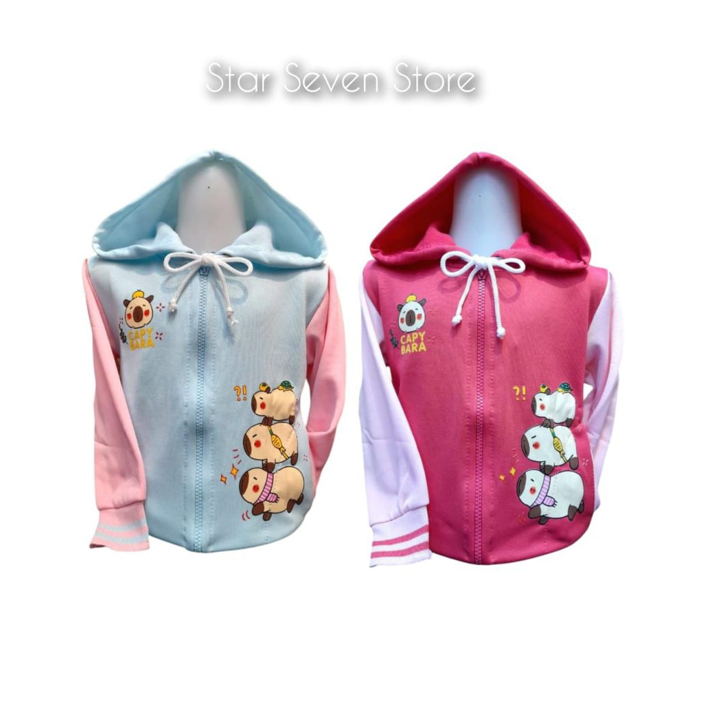 Capybara Girls' Jacket Fleece Material/Kids Jacket/Girls' Jacket Girls ...