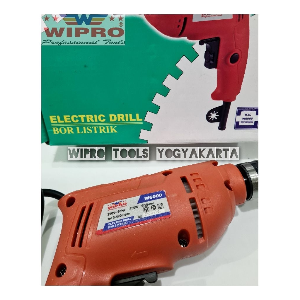 Wipro 10MM W6000 Electric Hand Drill / Wipro Variable Speed ...