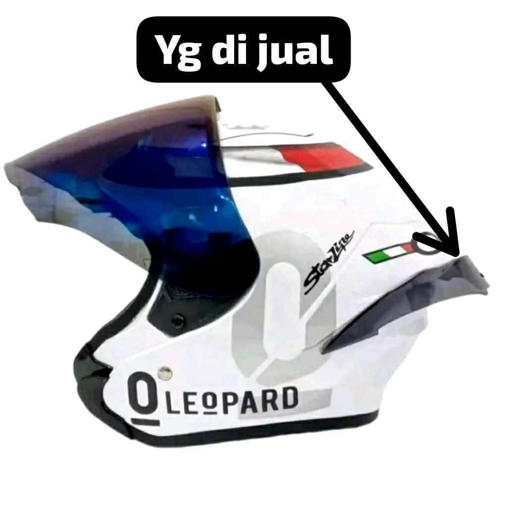 MLA LEOPARD HELMET SPOILER RR15 HELMET SPOILER/KAIROZ/MLA/NFJ | Shopee ...
