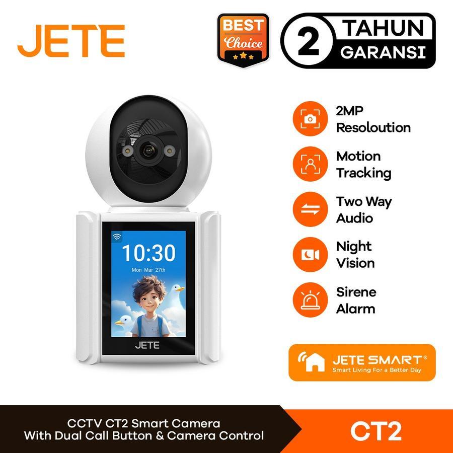JETE CT2 CCTV IP Camera with Video Call Screen - CCTV Ip Cam Indoor 2MP ...
