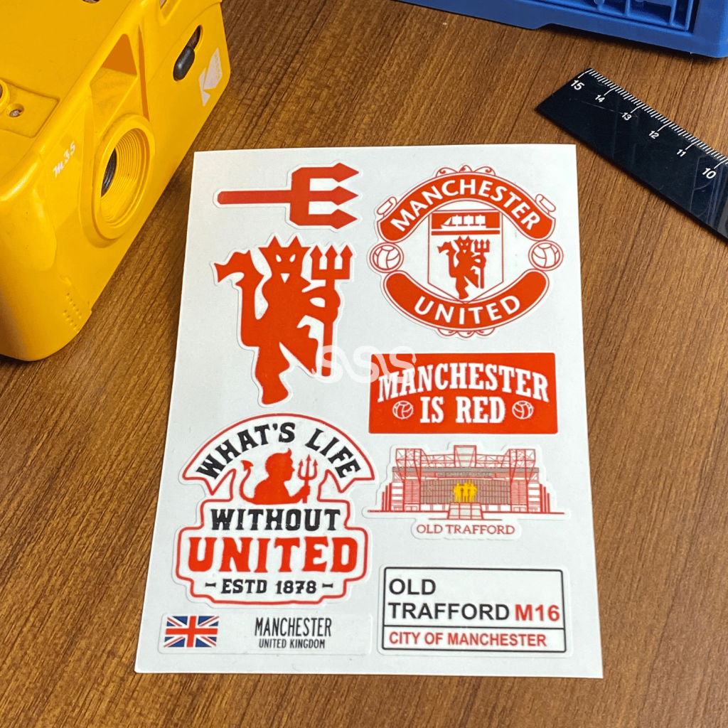 MANCHESTER UNITED STICKER / MU STICKER / STICKER PACK | Shopee Philippines