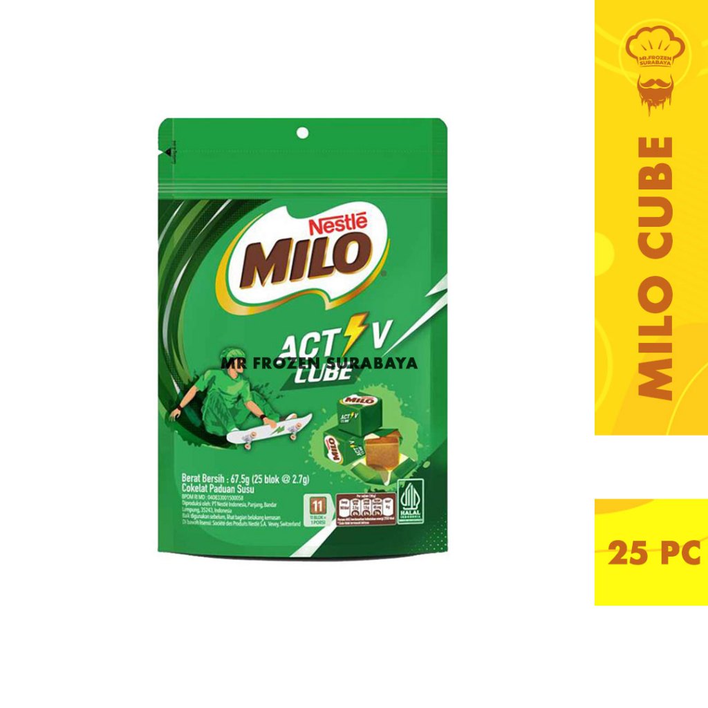 Milo Energy Cube Activ 2,7gr x 25 pc | Shopee Philippines