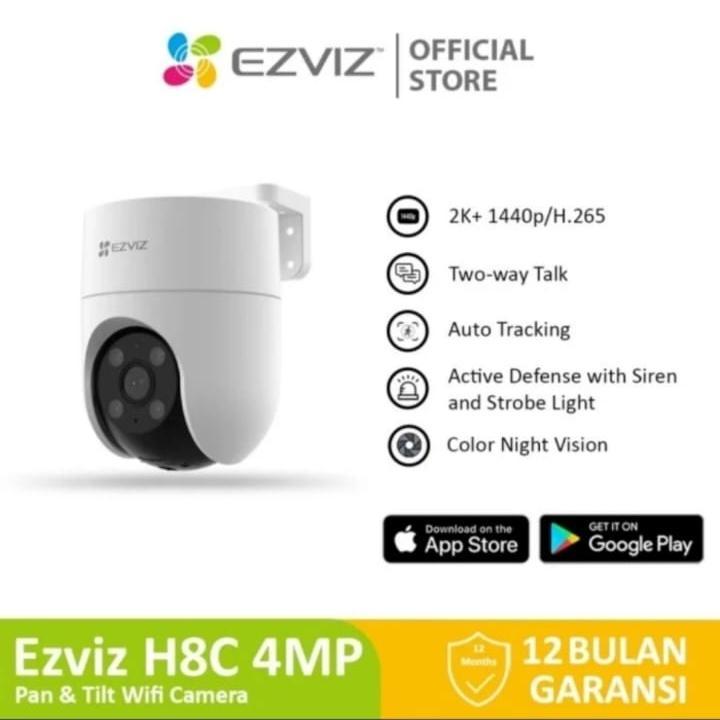 EZVIZ IP CAMERA CCTV H8c Pro 4MP 2K / H7c Dual 4MP / C6N 2K 4MP / H6c ...