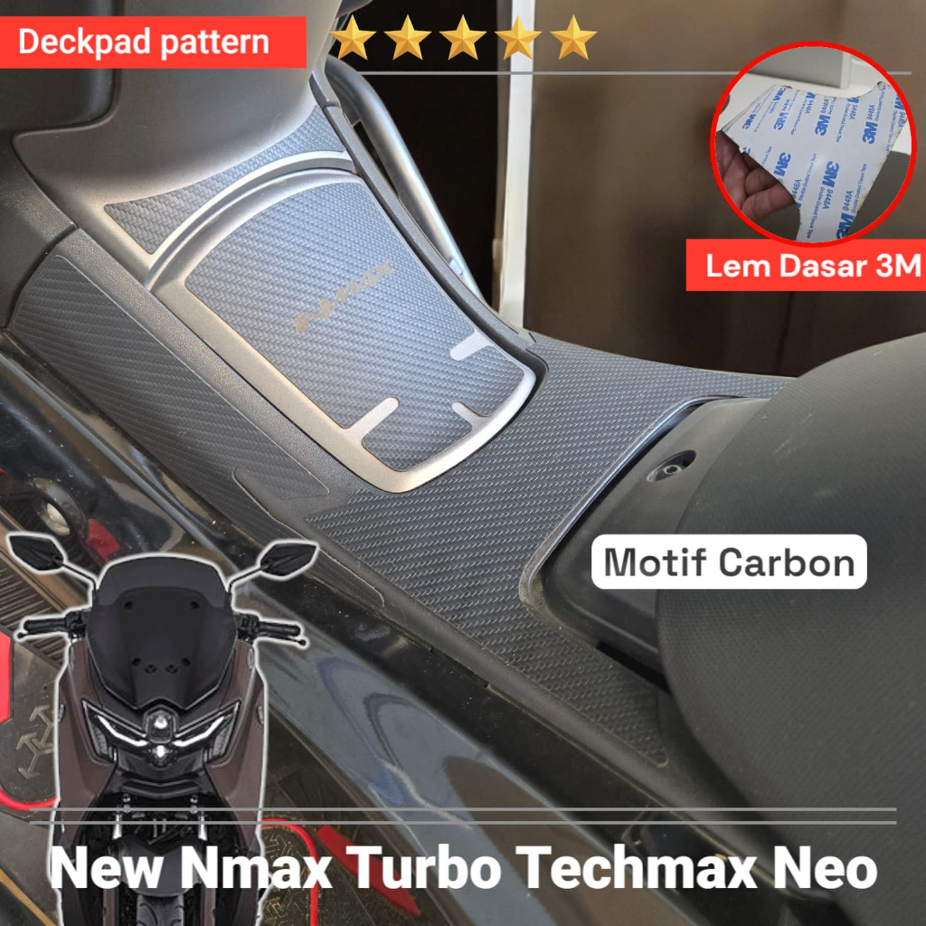Nmax Turbo Neo s Neo Techmax 2024-2025 Carbon Patern Motorcycle Tankpad ...