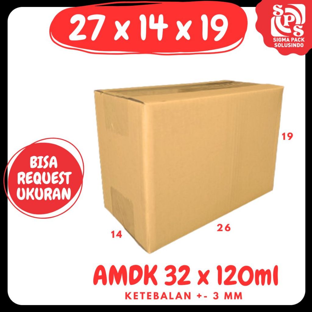 Box 27x14x19 AMDK 120ml Contents 32 Cardboard Packing Box Drinking ...