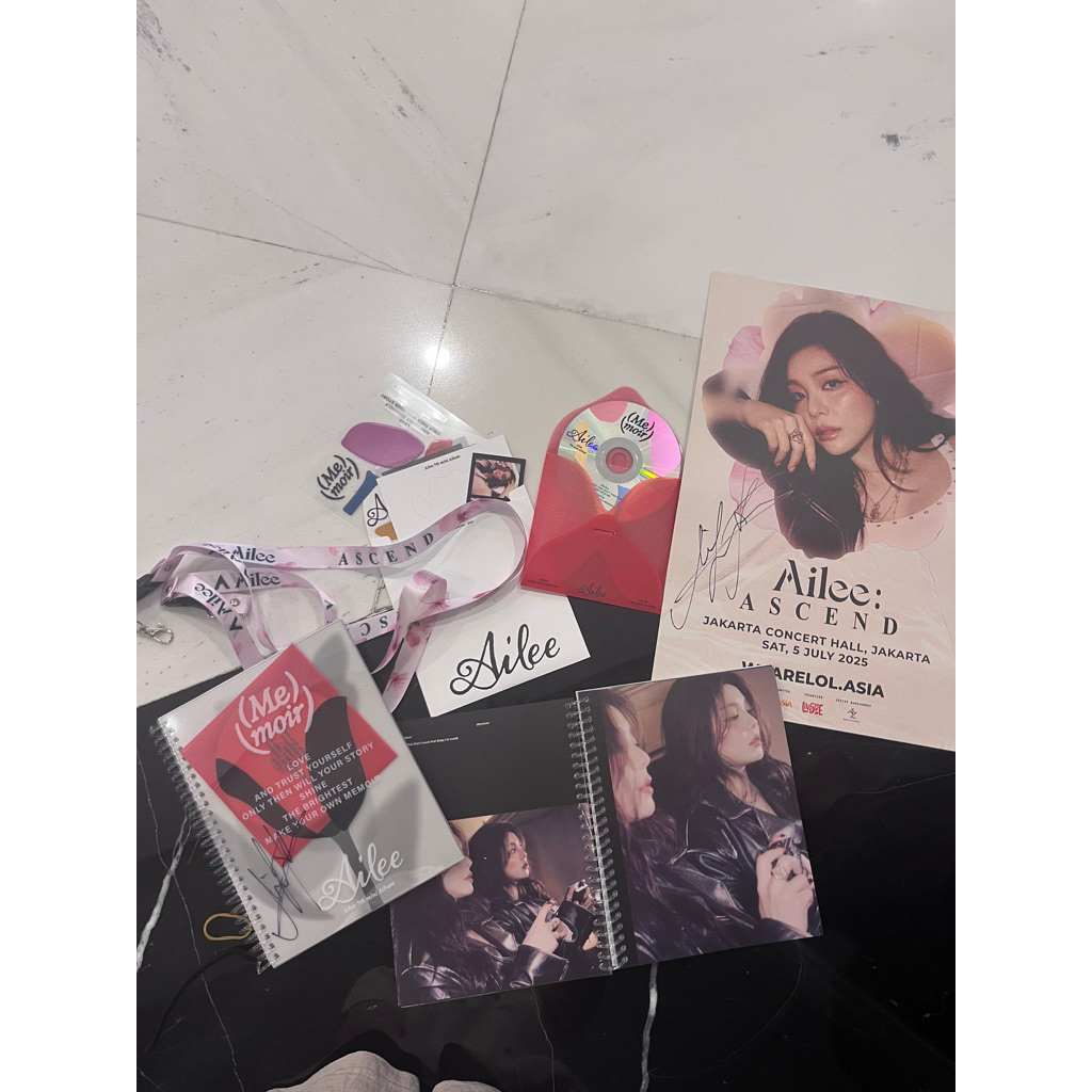 ORIGINAL Signed Merchandise Ailee VIP Super Aileens poster lanyard cd memoir album | Shopee ...