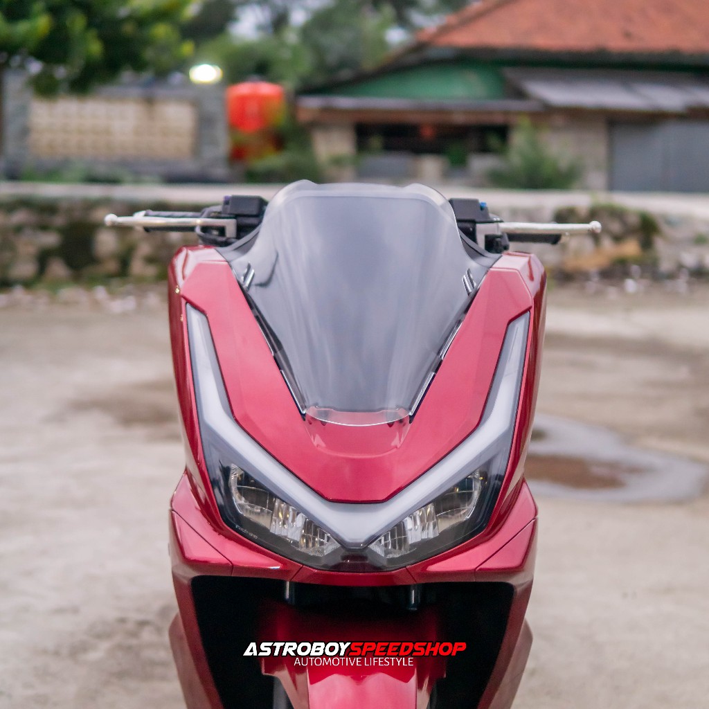 VISOR WINDSHIELD PCX 160 2025 FLAT FIN THAILAND NEWEST BY ASTRO ...