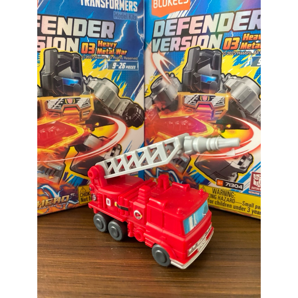 BLOKEES TRANSFORMERS DEFENDER VERSION 02 INFERNO VEHICLE | Shopee ...