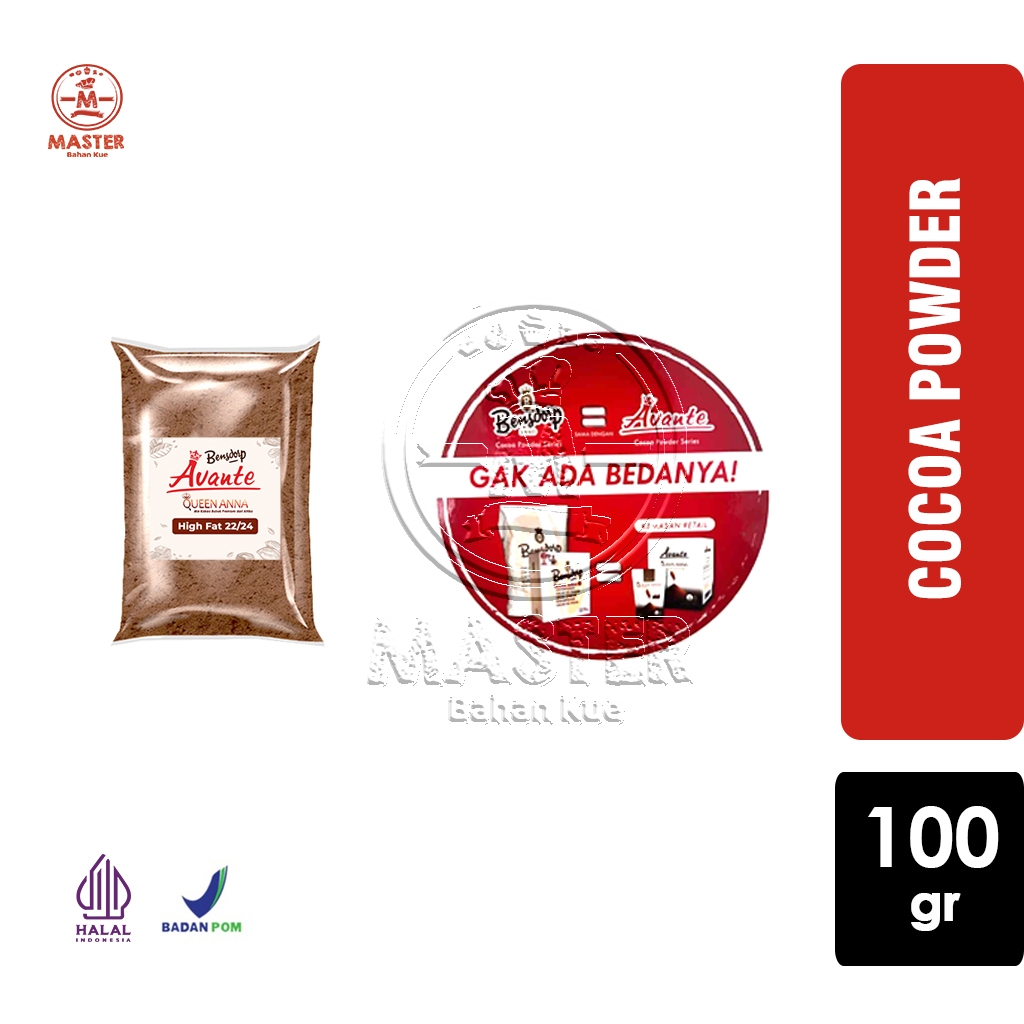 Bensdorp Chocolate Powder Avante Queen Anna Cocoa Powder [100 gr ...