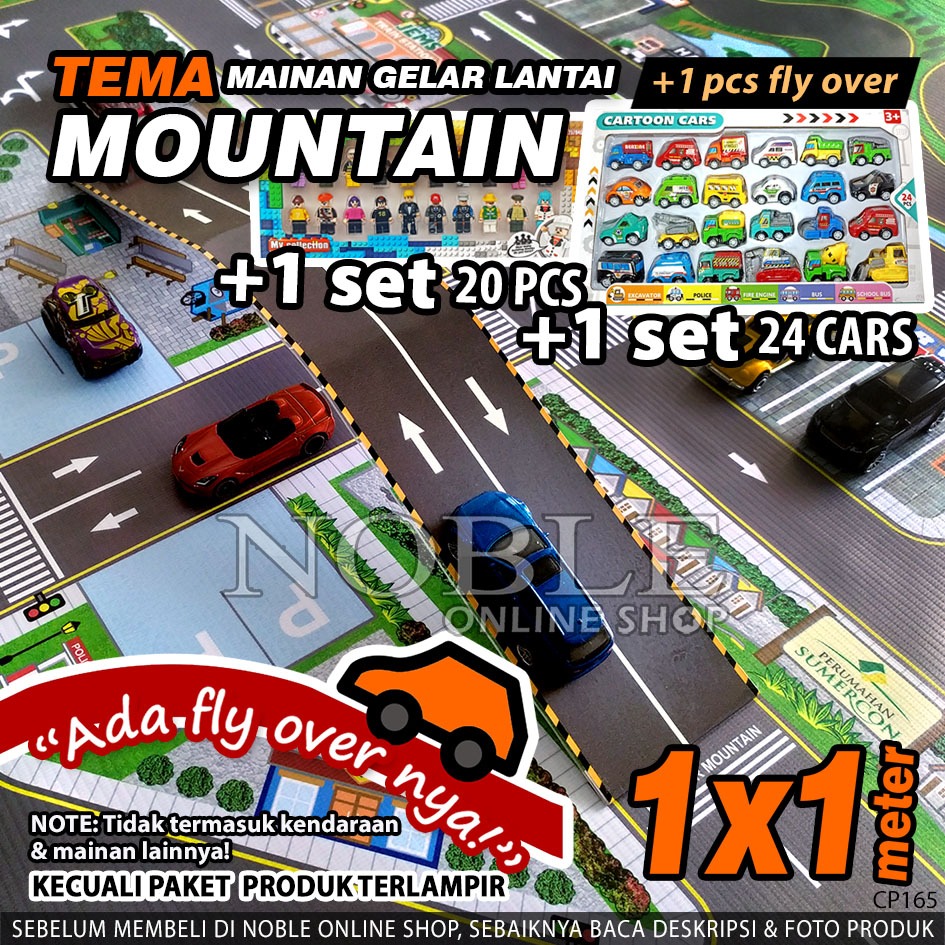 1X1 Meter Mountain Floor Degree Toy Miniature Fly Over Bridge Bundling ...