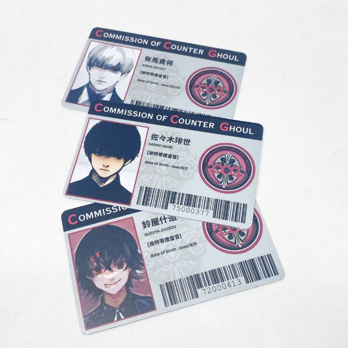 Tokyo Ghoul Transmission Of Counter Ghoul Id Card | Shopee Philippines