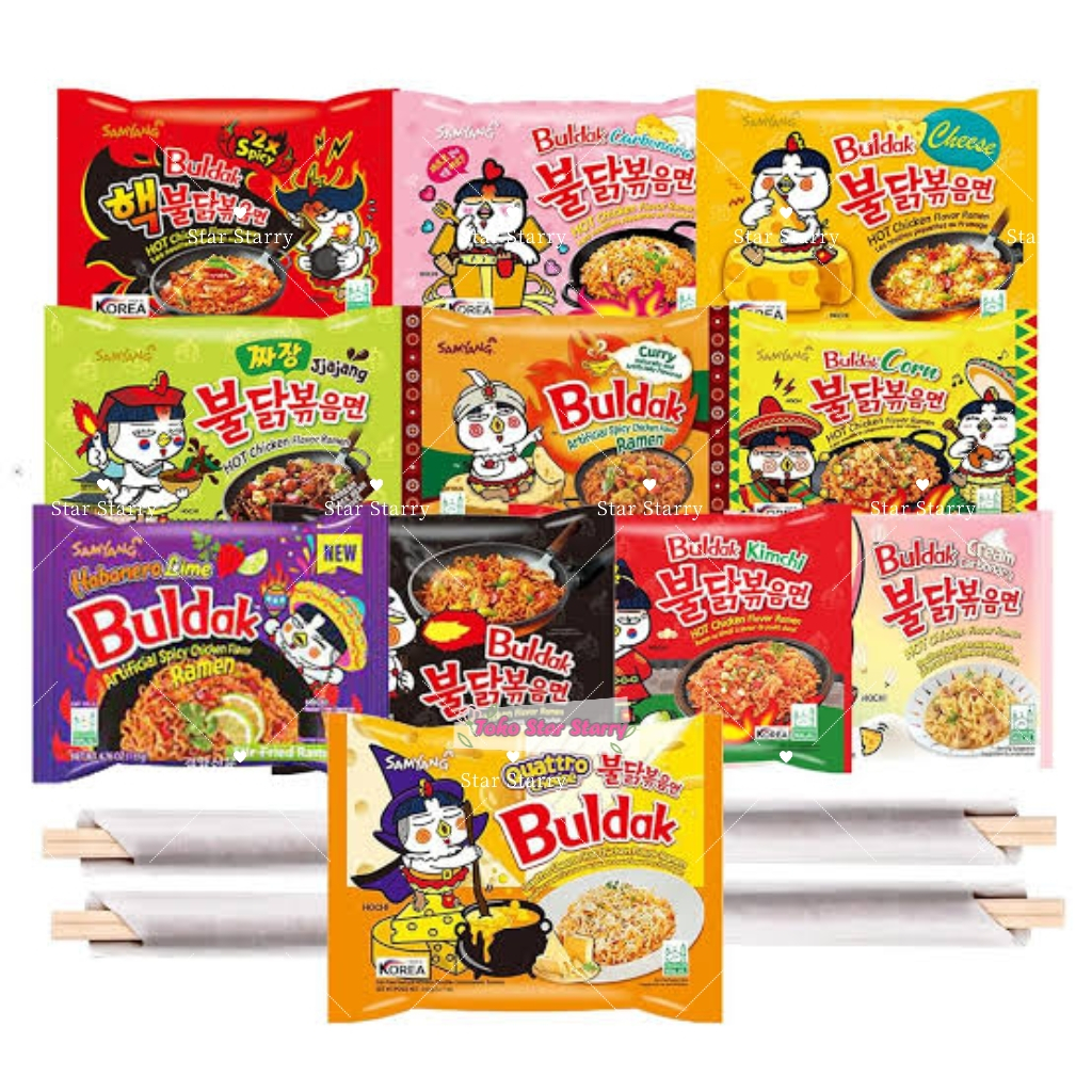 SAMYANG HOT CHICKEN RAMEN 140 GR - MIE Samyang Quattro Cheese Samyang ...