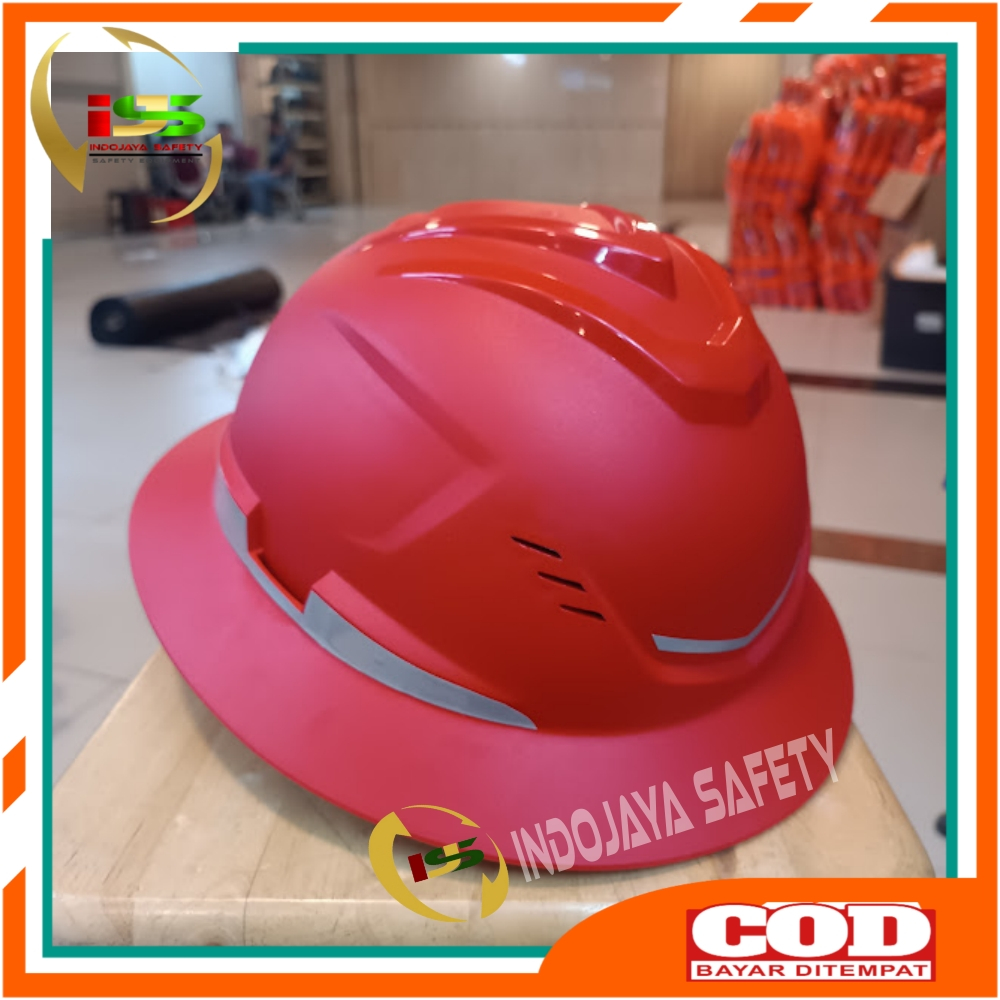 MERAH MSA Fullbrim C1 Fastrack Safety Helmet - MSA V-Gard C1 Project ...