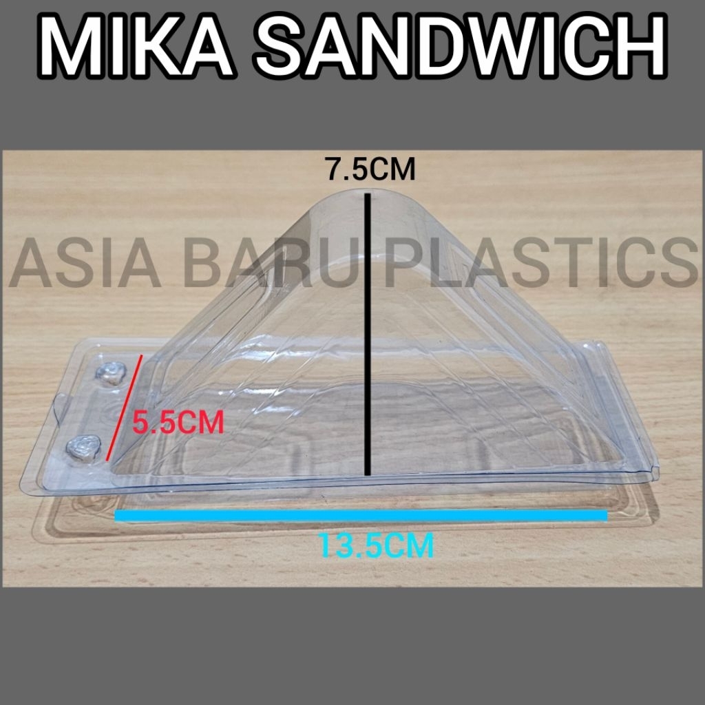 Mika Sandwich Triangle / Triangular Sandwich Tray / Mika Thick Triangle ...