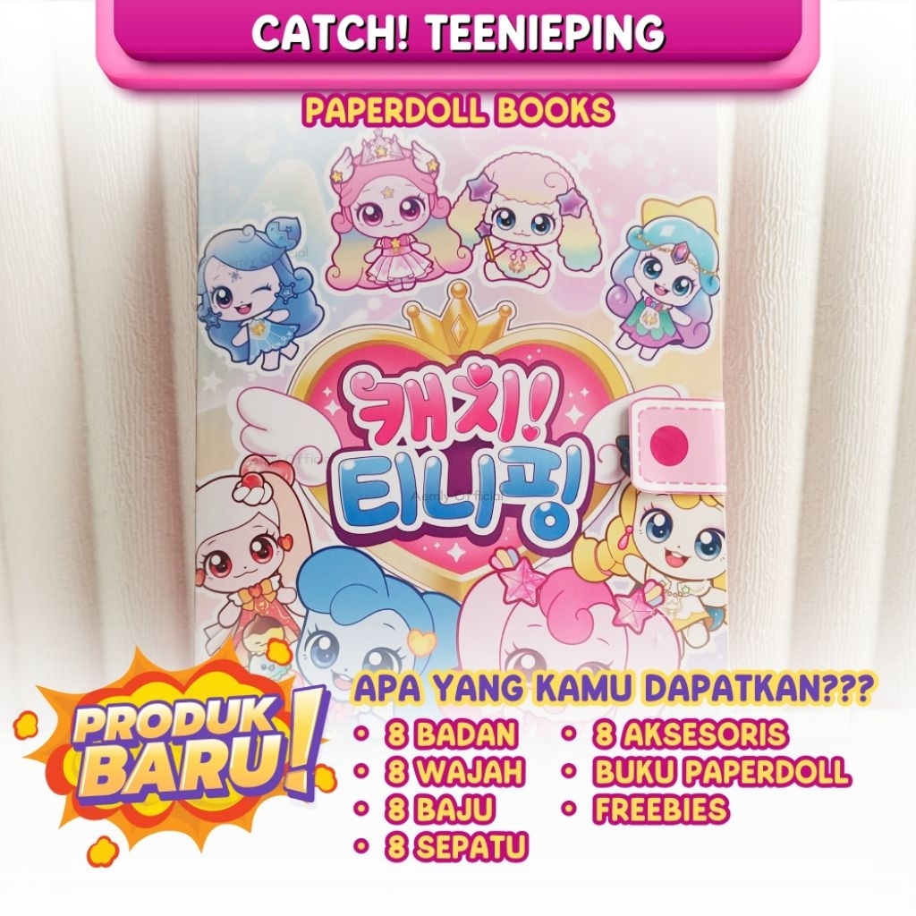 CATCH TEENIEPING PAPERDOLL PAPER TOY Teenieping | Shopee Philippines