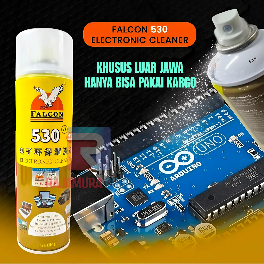 ELECTRONIC CLEANER FALCON 530 550ML LCD AND PCB GLASS CLEANING LIQUID ...
