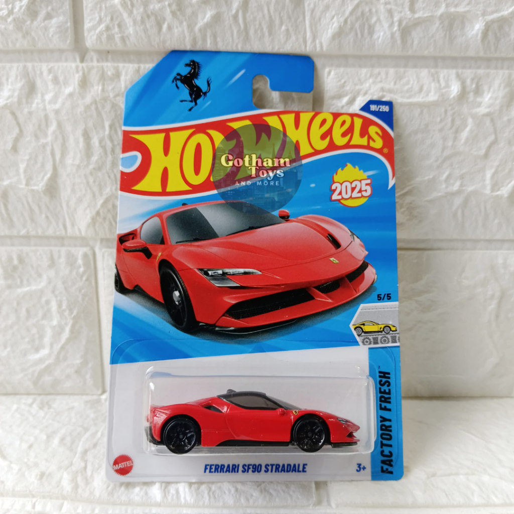 MERAH GT - HOT WHEELS FERRARI SF90 STRADALE RED REGULAR BASIC LOT K ...