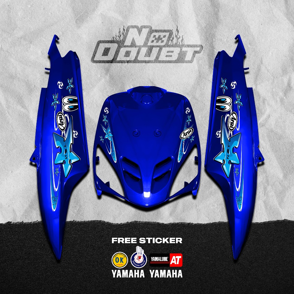 STRIPING MIO SPORTY ARAI EYES TRANSPARENT - ALL BODY | Shopee Philippines