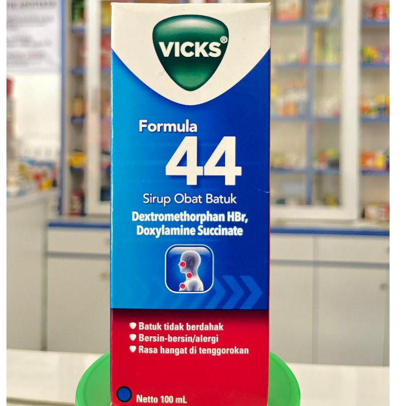Vicks Formula 44 Antitusif and Antihistamin 100ml | Shopee Philippines