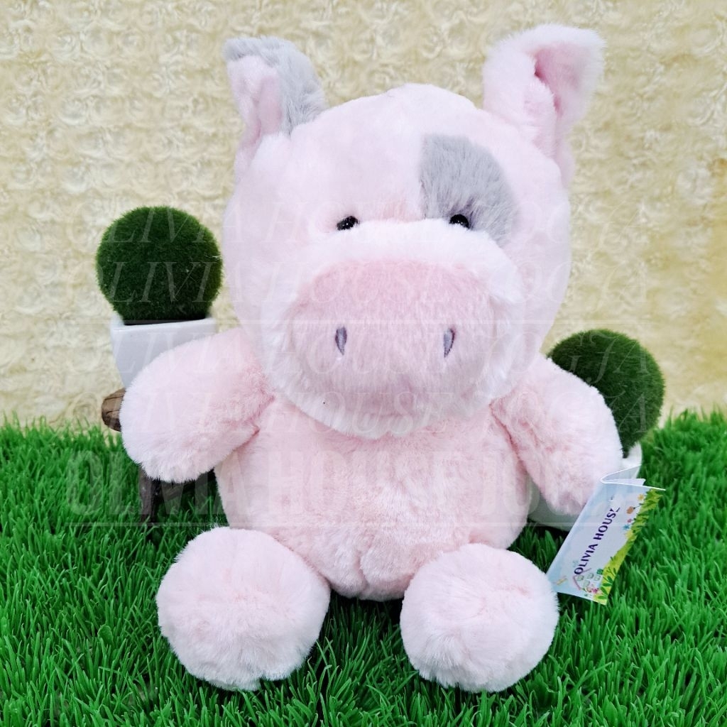 MATA Ash Eyes Pig Doll Piggy Pink Chubby Doll Cutie Pig Doll | Shopee ...