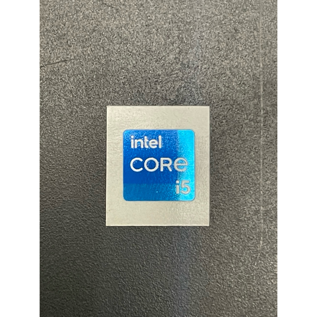Intel Core i5 gen11/12 logo Sticker, original umpc size | Shopee ...
