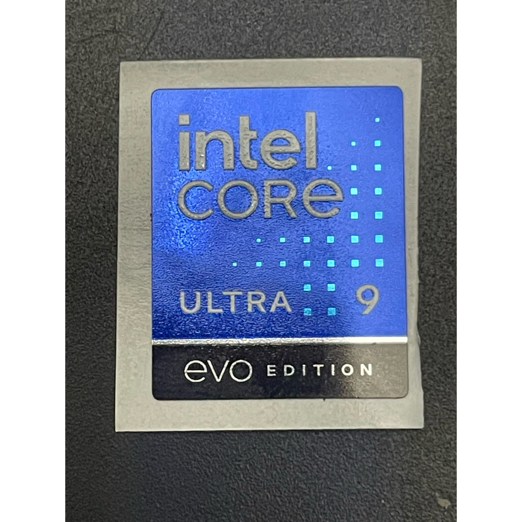 Original intel Core Ultra 9 EVO Edition logo Sticker | Shopee Philippines