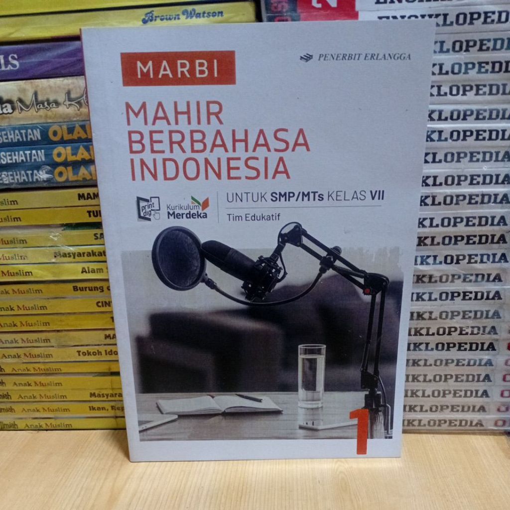 Original MARBI book PROFICIENT IN INDONESIAN SMP MTs Class 7 Merdeka ...