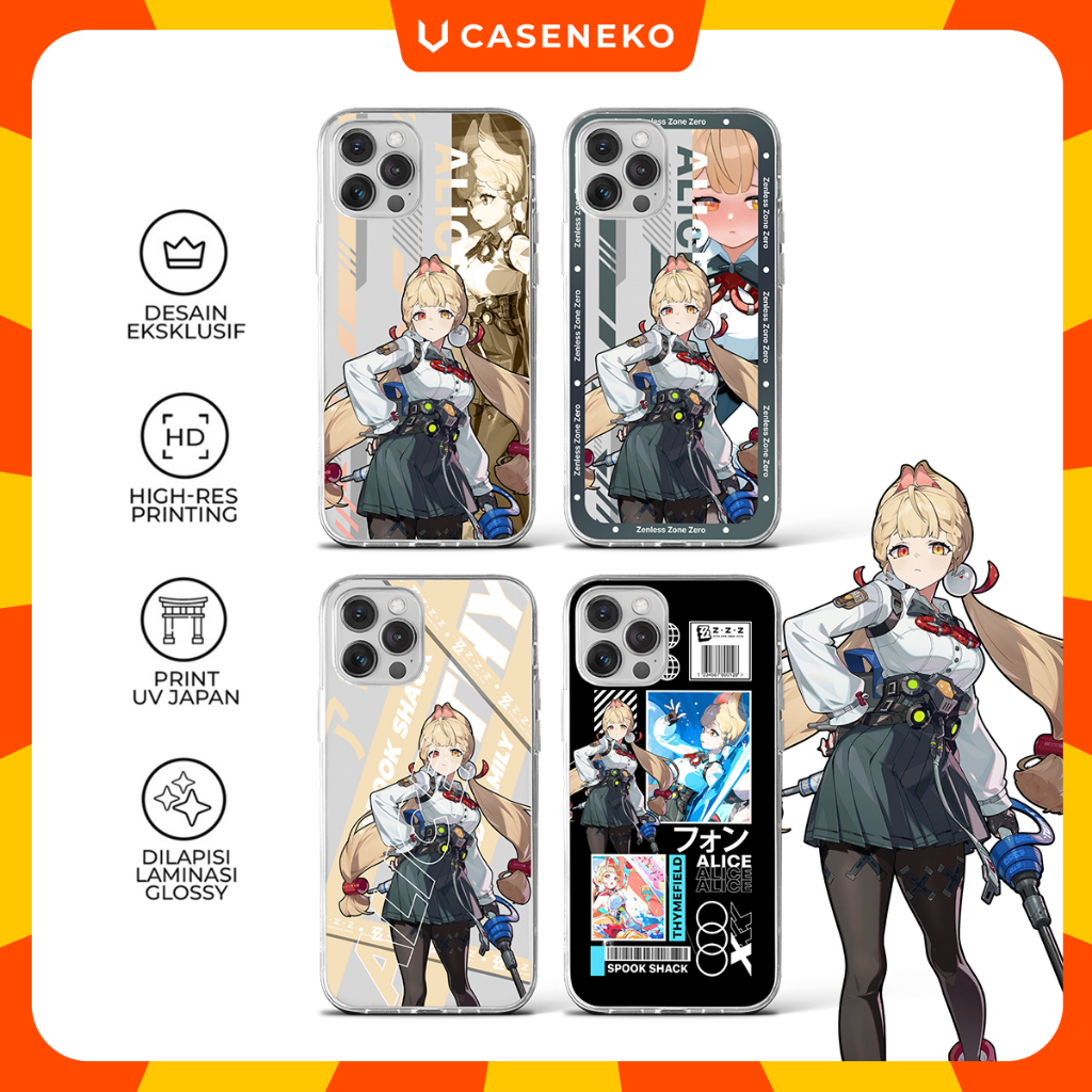 Case Alice Thymefield Zenless Zone Zero ZZZ Anime Game Phone Casing ...