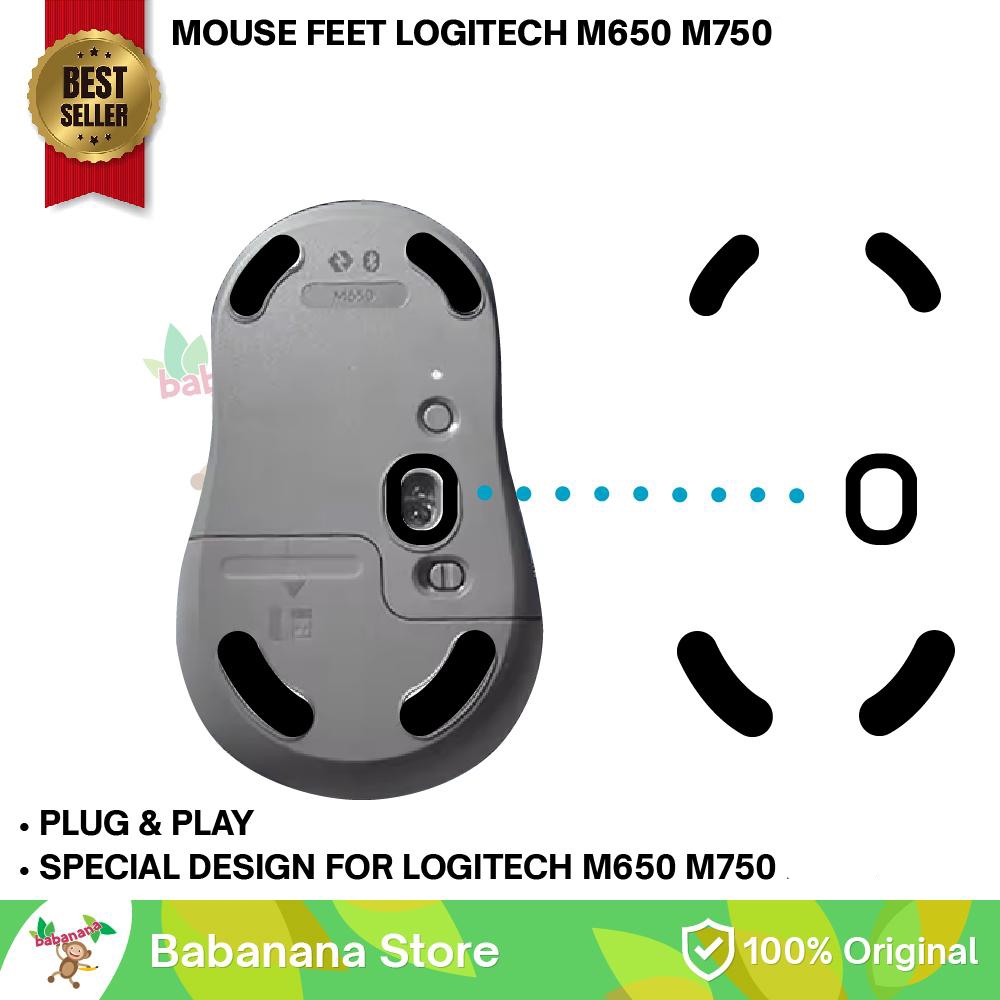 Logitech M650 M750 Mouse Feet Replacement Rubber Base | Shopee Philippines