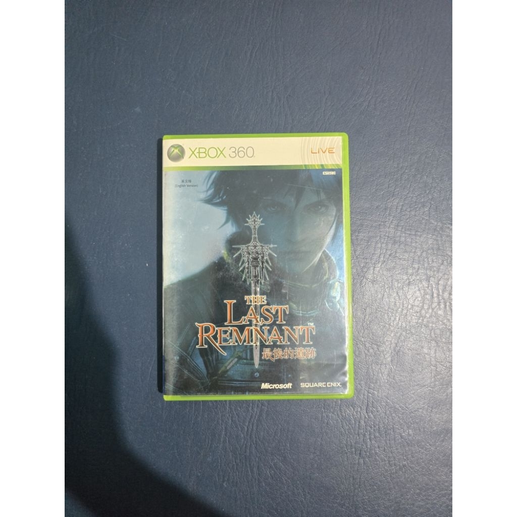 XBOX 360 The Last Remnant BD Cassette CD Game Retro Ori Games Original ...