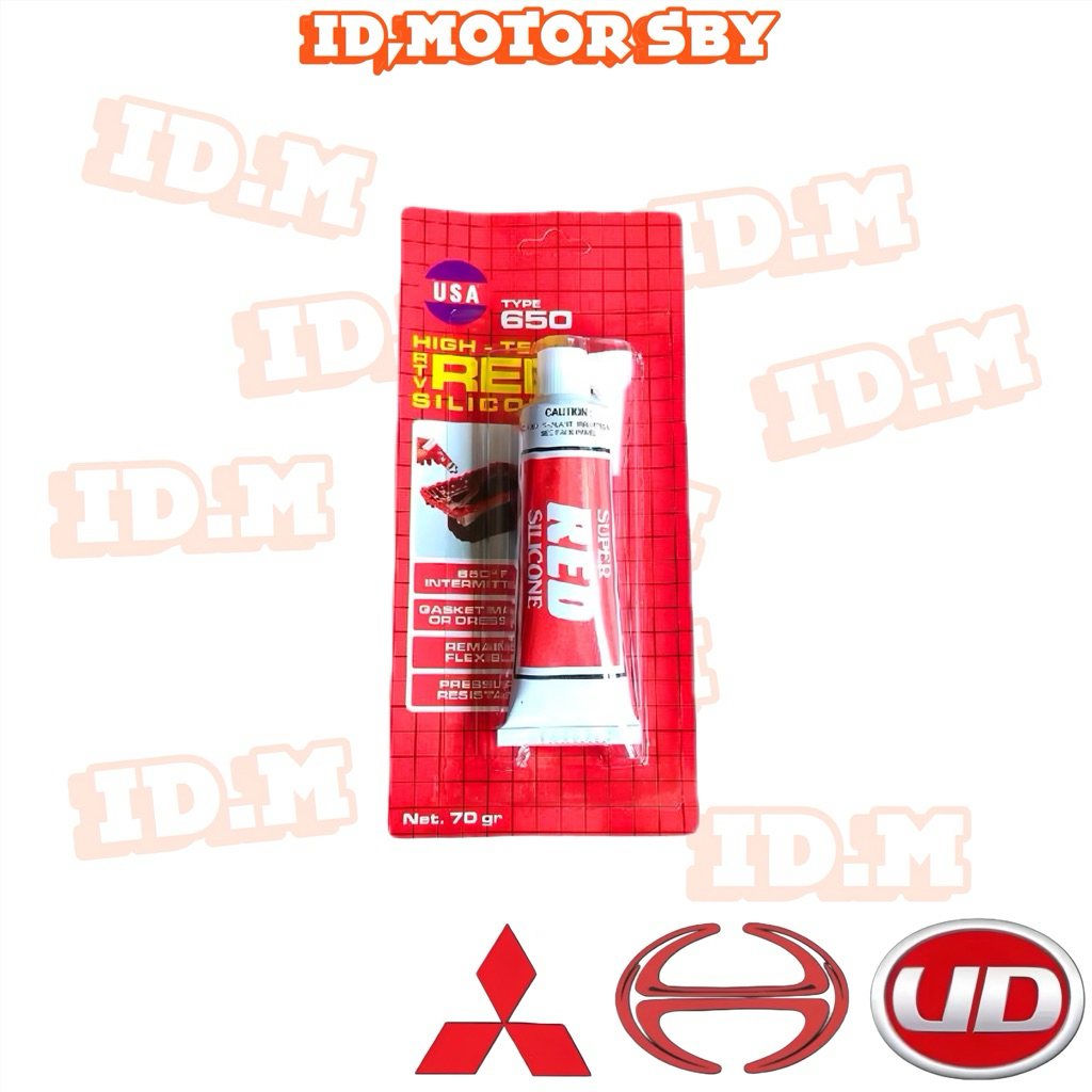 Red Silicon Glue Red Silicon Gasket Glue Super Red Silicon USA 70gr 70 ...