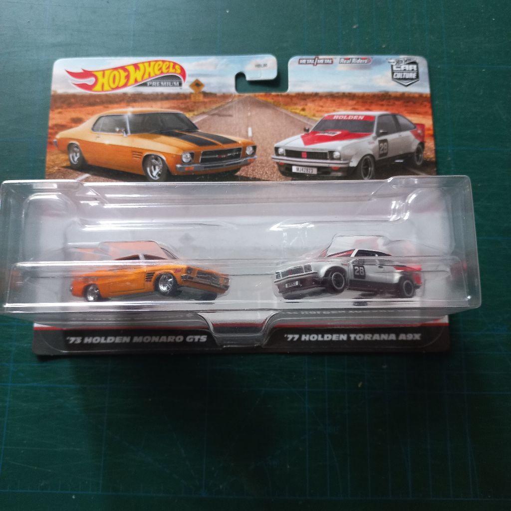 Hot Wheels Premium 2 Pack 73 Holden Monaro GTS 77 Holden Torana A9X ...