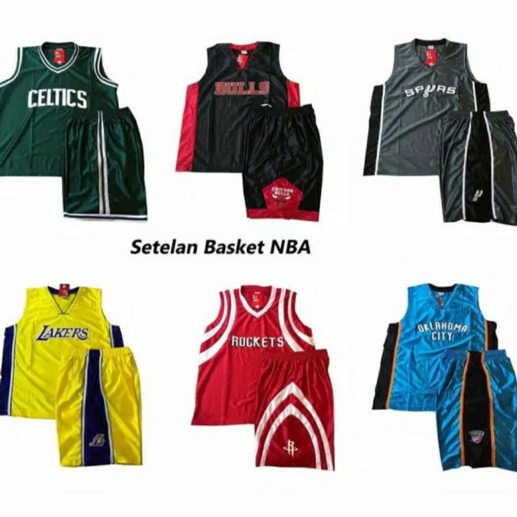 NBA CODE T98G Men Women Basketball Sport Team Uniform Pants Set ...