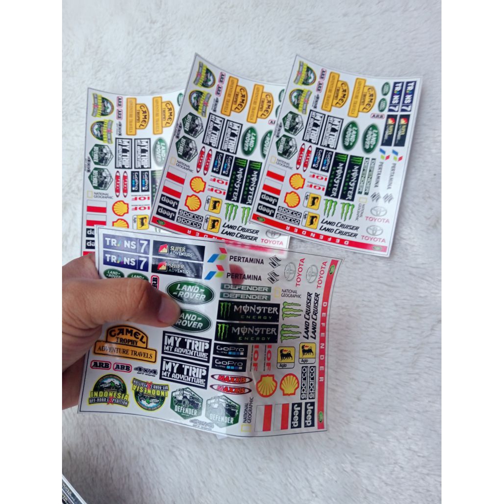 UPGRADE RC CAR LOGO STICKER MN WPL 1:16 1:12 SCALE | Shopee Philippines