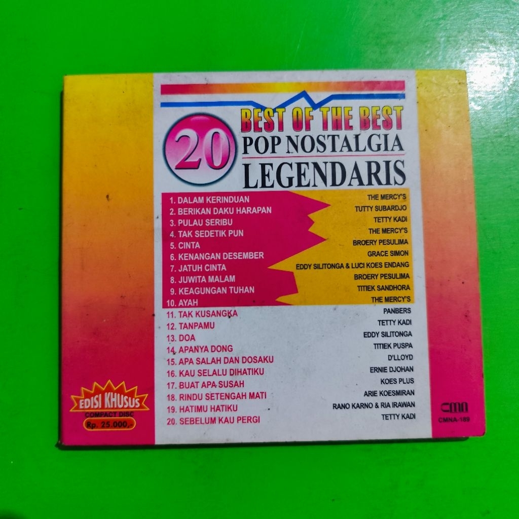 Original CD 20 BEST OF THE BEST POP NOSTALGIA | Shopee Philippines
