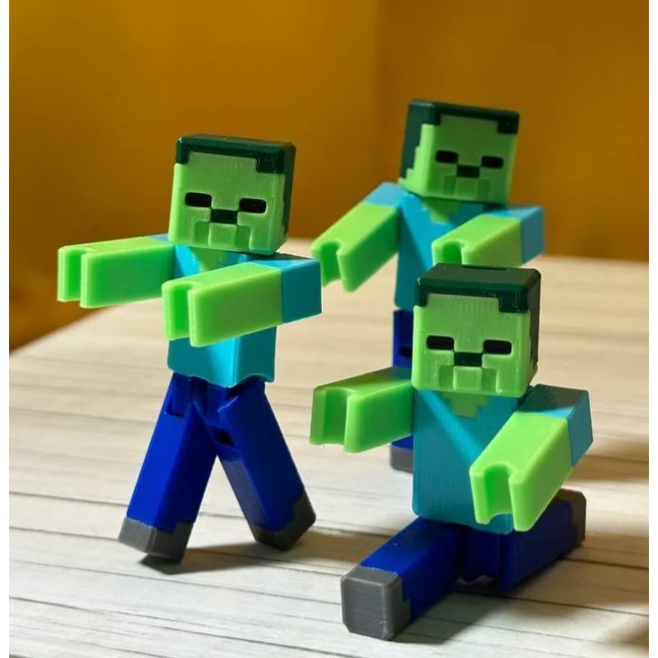 Minecraft Articulated Children's Toys Action Figures Unique Design ...