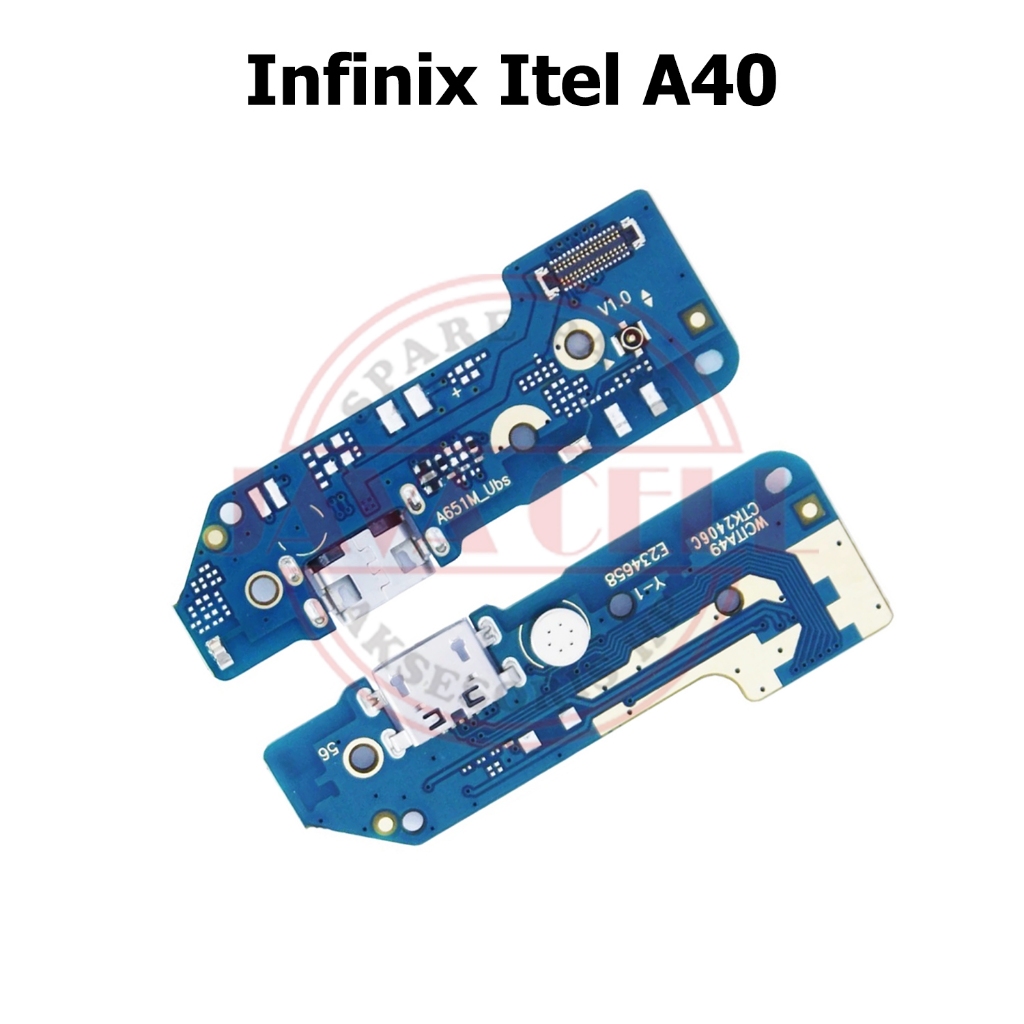 Flexible Charger Connector + Original Infinix Itel A40 Mic | Shopee ...