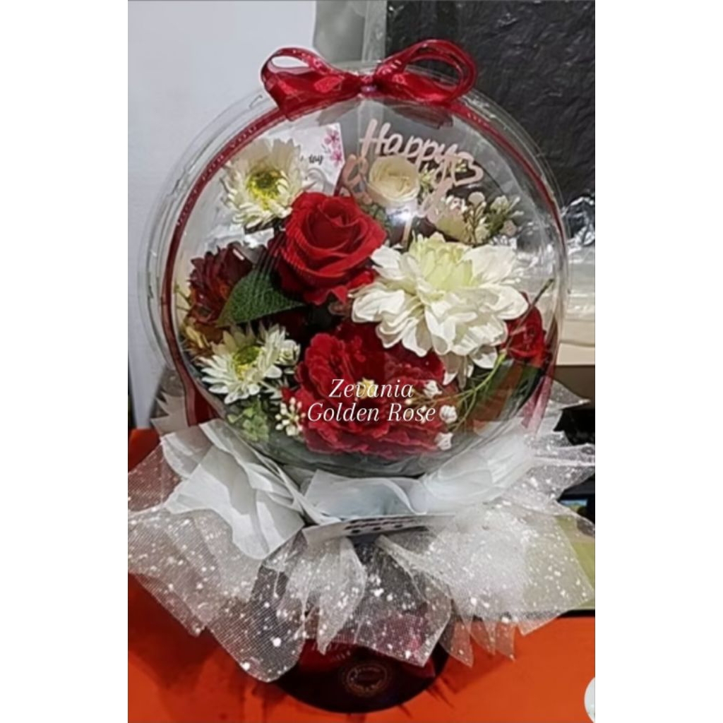 Money retractable eternal balloon Bunha bouquet | Shopee Philippines