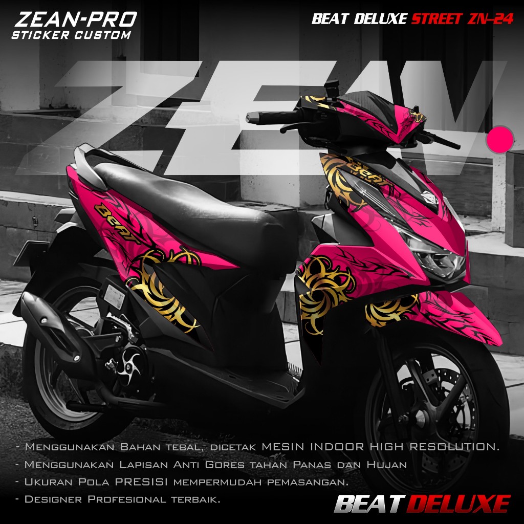 NEWEST Decal Sticker Honda Beat DELUXE STREET 2020 2021 2022 2023 Full ...