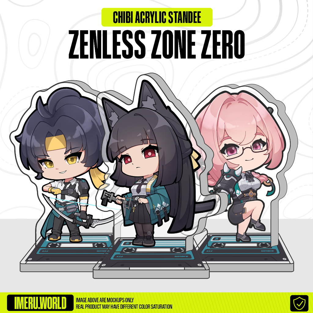 Zenless Zone Zero Chibi Anime Acrylic Standee Series 1 Hollow Special ...