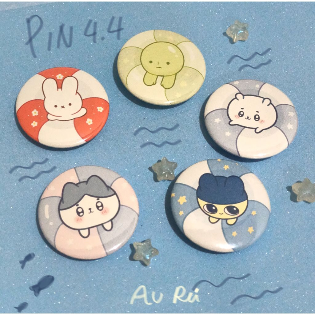 Float pin smiski Miffy Tamagotchi chiikawa hachiware mametchi fan merch ...