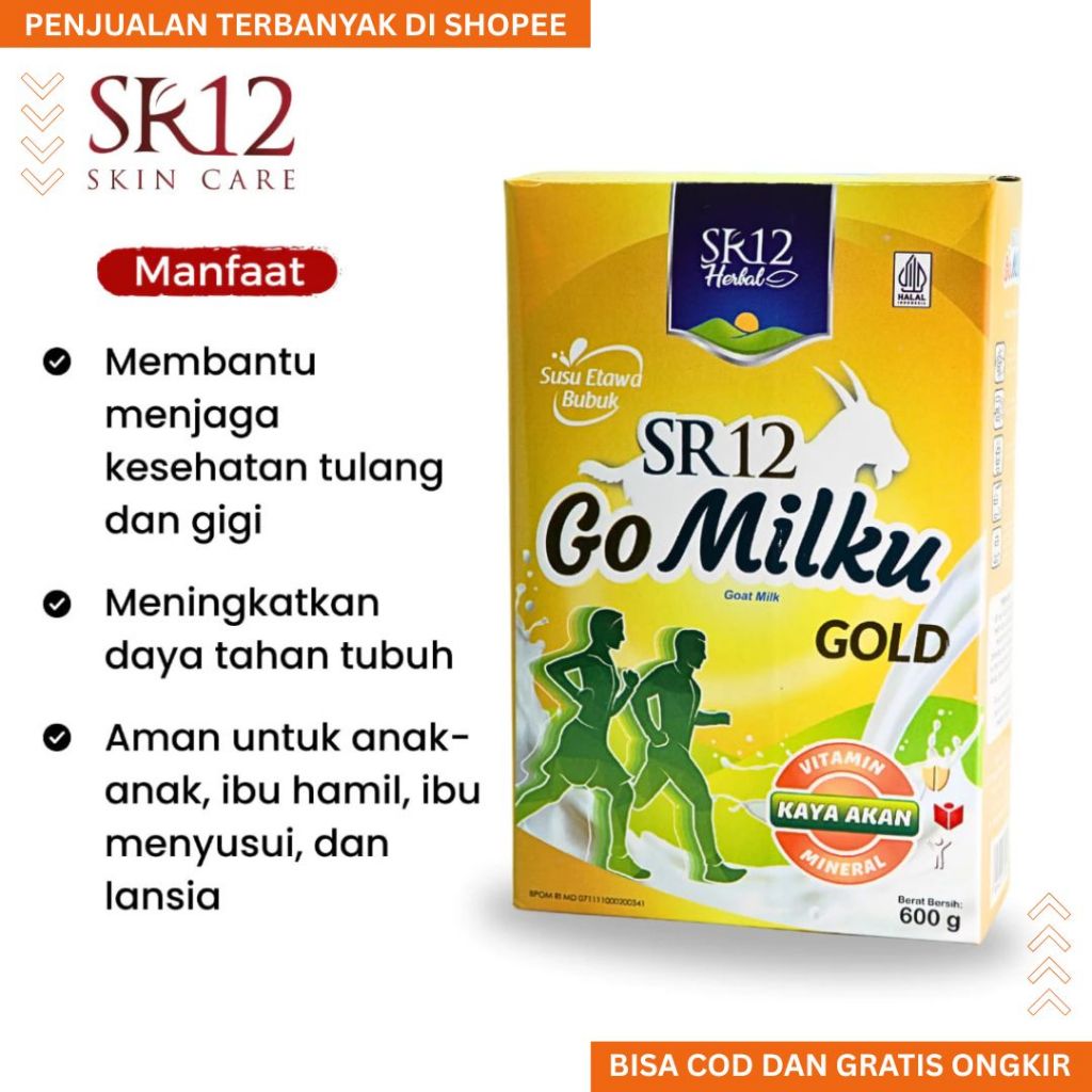 SR12 Etawa Go Milku Gold Milk – Low Fat, Sugar Free, Safe for All Ages ...