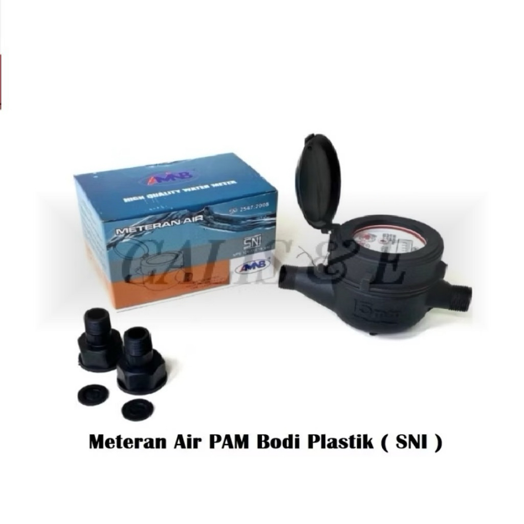 Amnb Water PAM Meter Plastic Body Water Meter AMNB Plastic Body PDAM ...