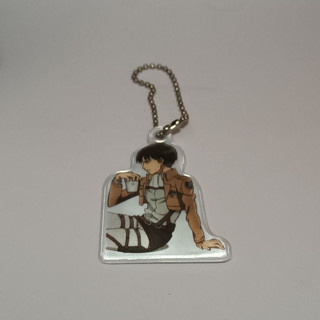[Attack on Titan] Levi ackerman official keychain | Shopee Philippines