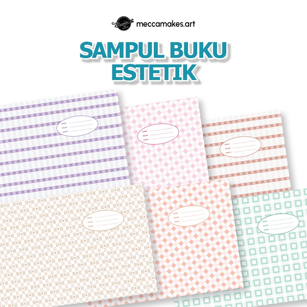AESTHETIC BOOK COVER/ BOOK COVER/ SCHOOL BOOK COVER/ 1 PACK CONTAINS 10 ...