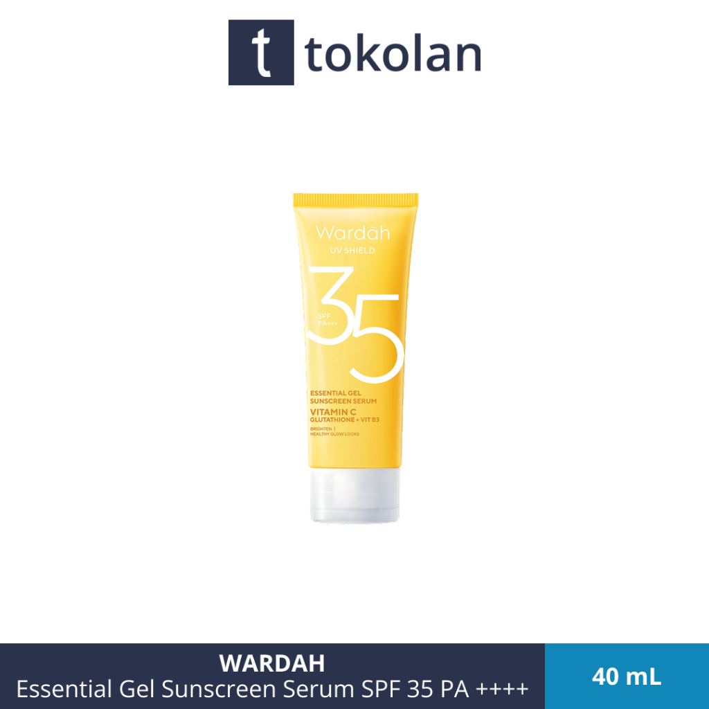 WARDAH UV Shield Essential Gel Sunscreen Serum SPF 35 PA ++++ 40 mL ...